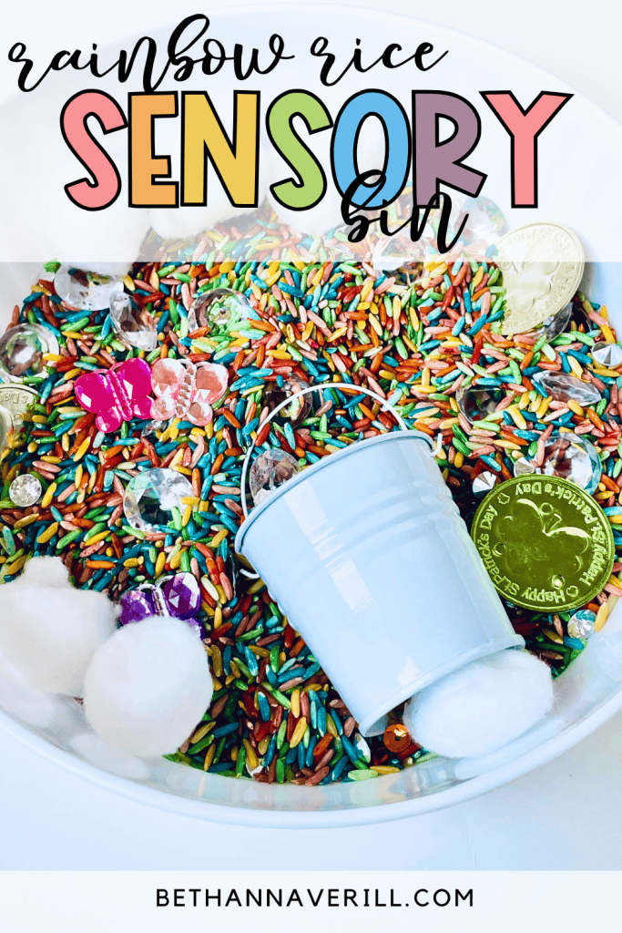 How to Create an Engaging Rainbow Rice Sensory Bin