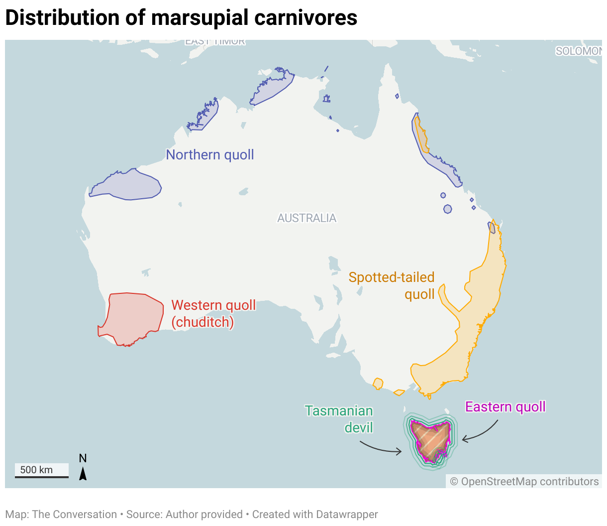 Lethal second-generation rat poisons are killing endangered quolls and ...