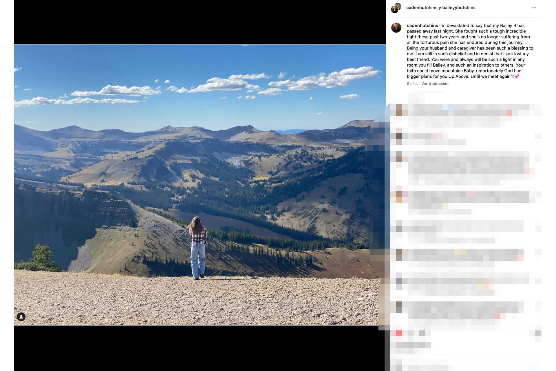 'Too good for this world': influencer Bailey Hutchins dies at age 26