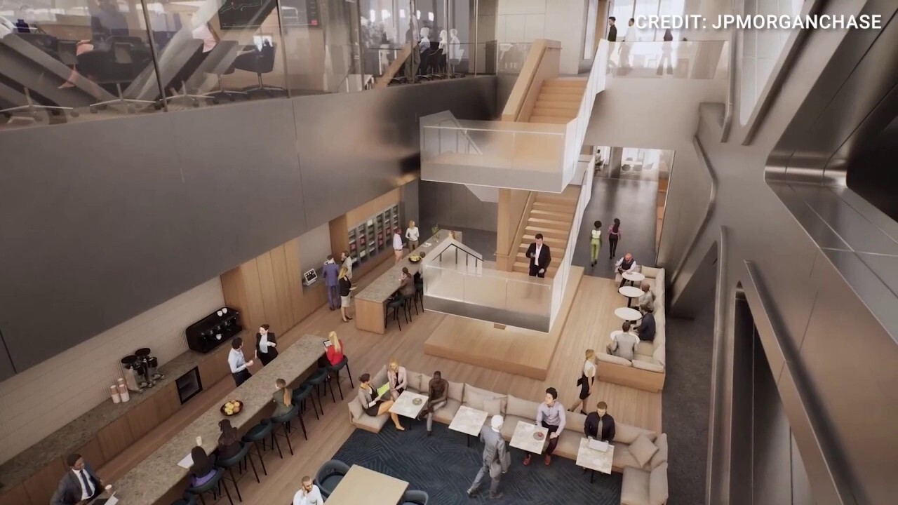 A look at JPMorgan's new Manhattan office