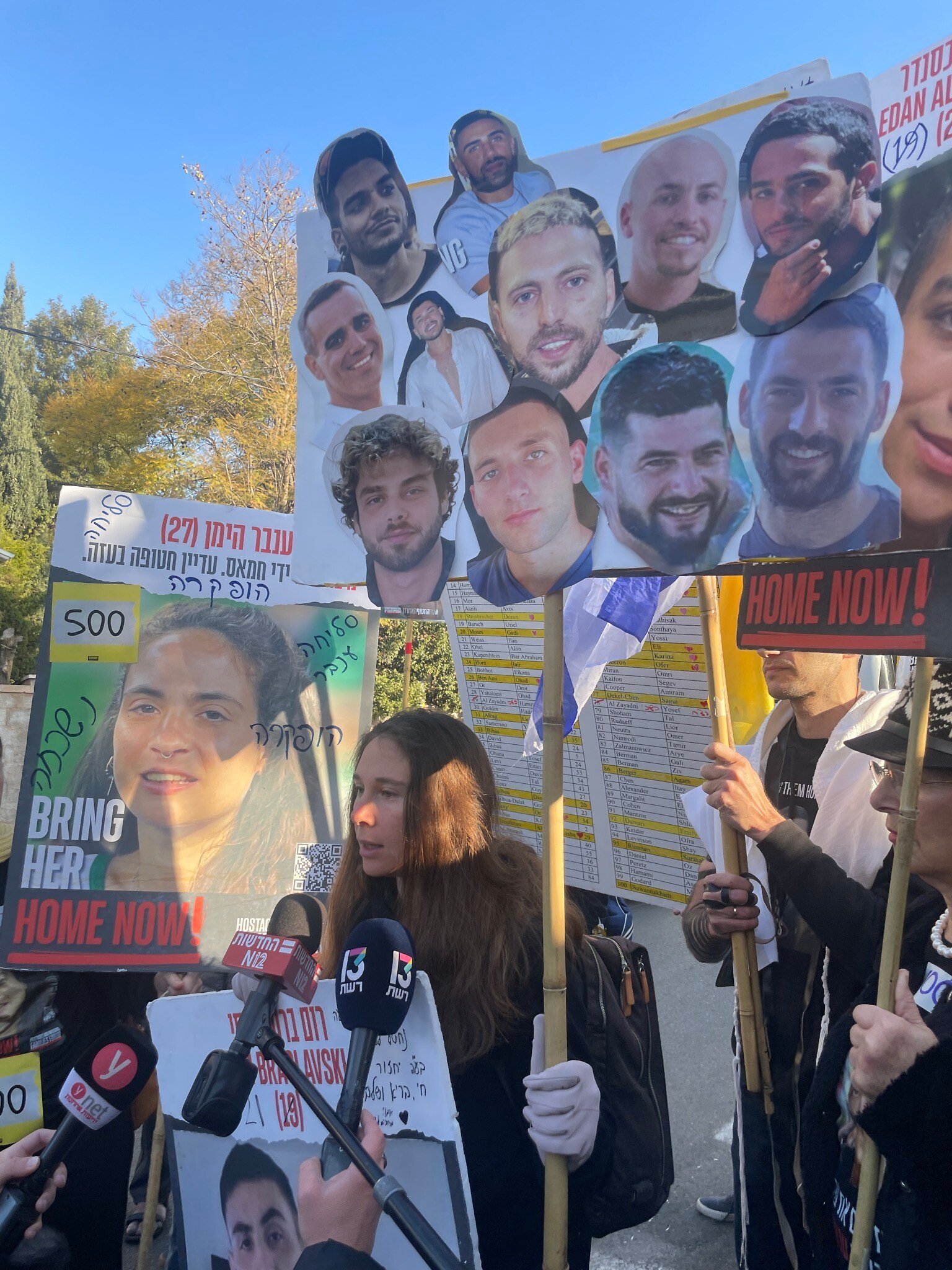 Starting march to Knesset, hostages’ families thank Trump, say ...