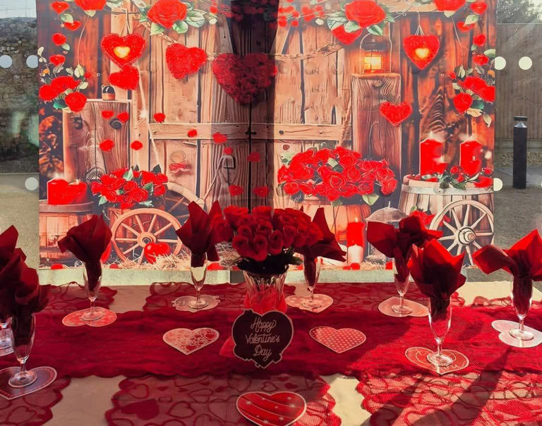 Valentines high tea at Nyton House care home, Chichester