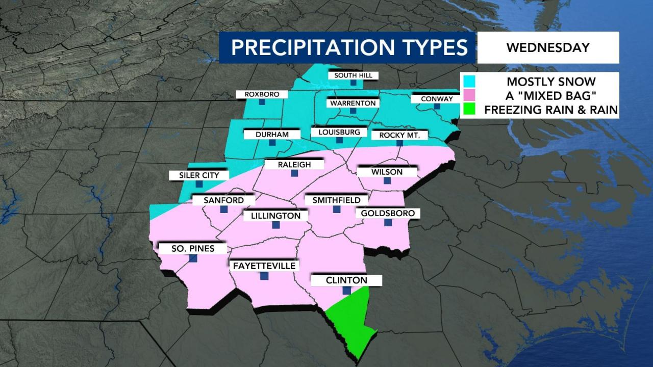 Q&A: What to expect from Wednesday's winter storm in North Carolina