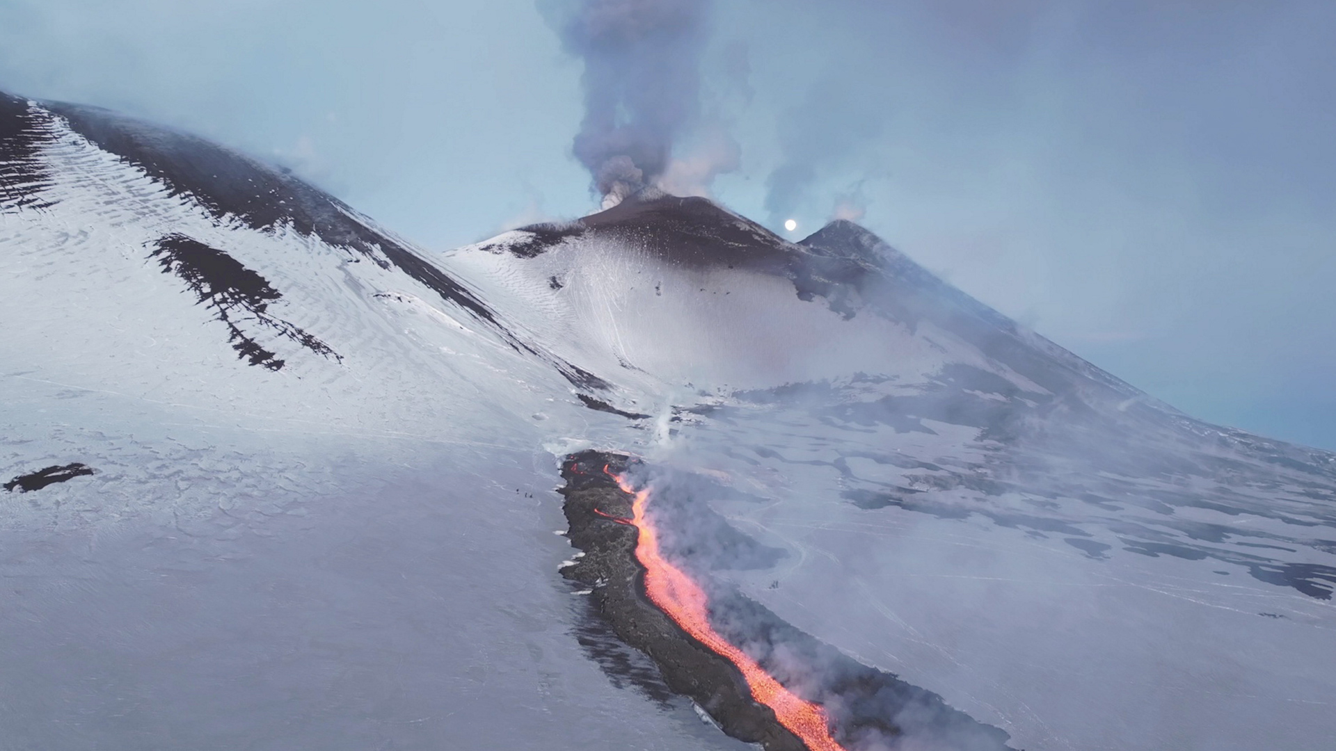 Nouvelle éruption de l’Etna, le volcan le plus actif d'Europe