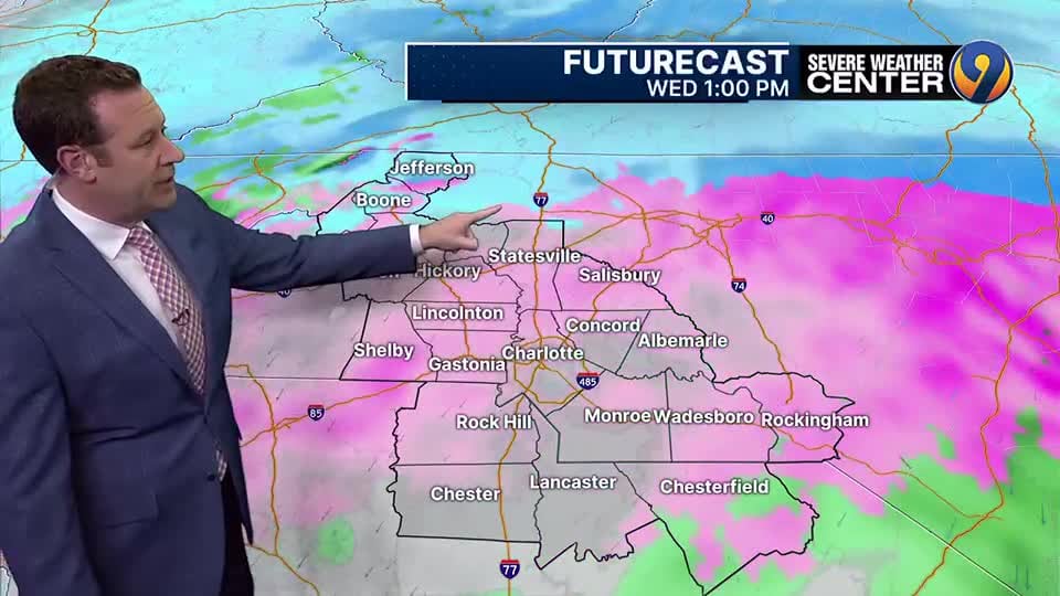 Monday morning's forecast with Meteorologist Keith Monday