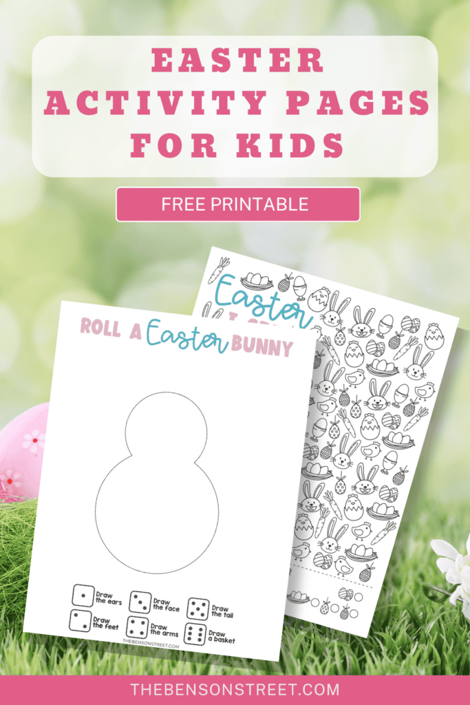 FREE Easter Activity Pages Printable for Kids Printable Pack