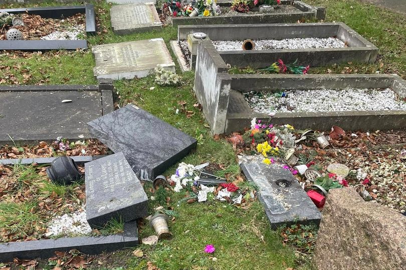 Police make arrest after graves damaged in shocking cemetery desecration