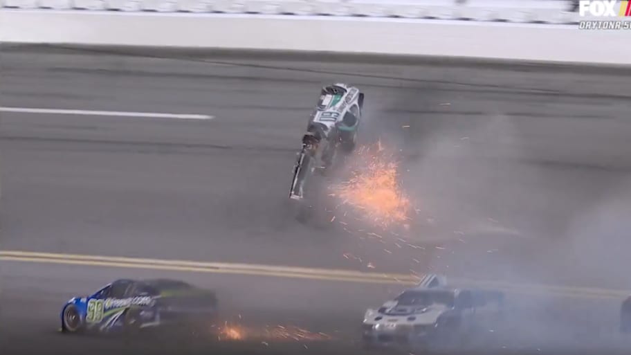 Scary Crash at End of Daytona 500 Sent Car Flying in the Air
