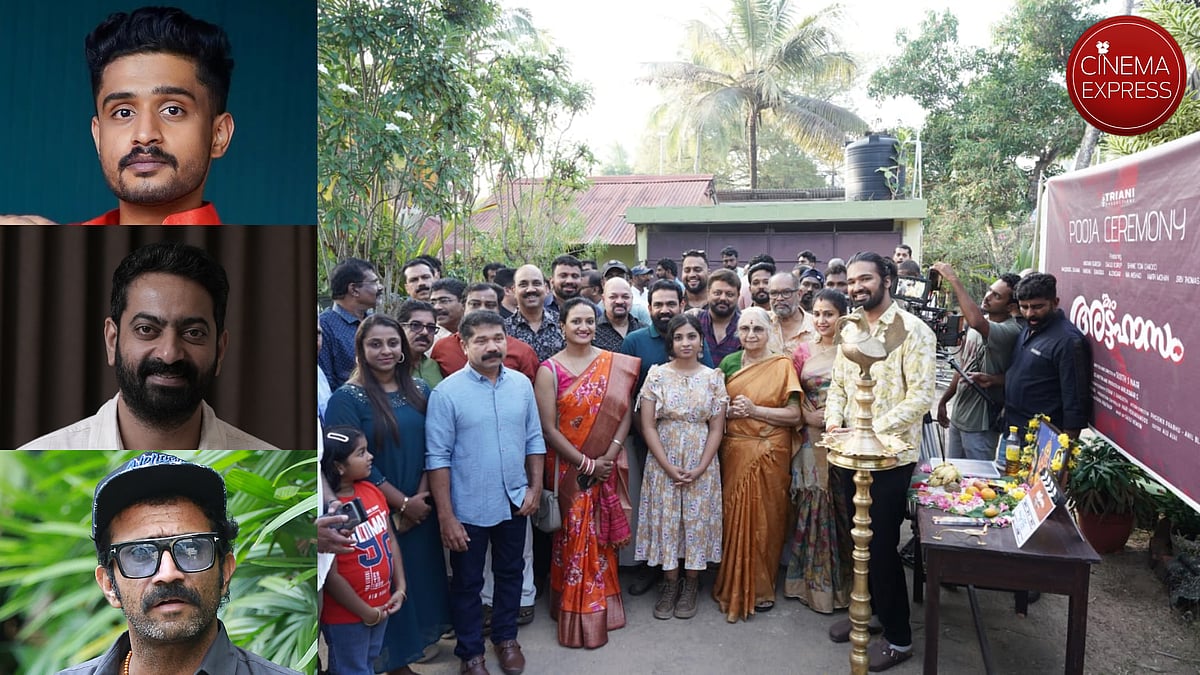 Madhav Suresh, Saiju Kurup and Shine Tom Chacko starrer Ankam Attahasam ...