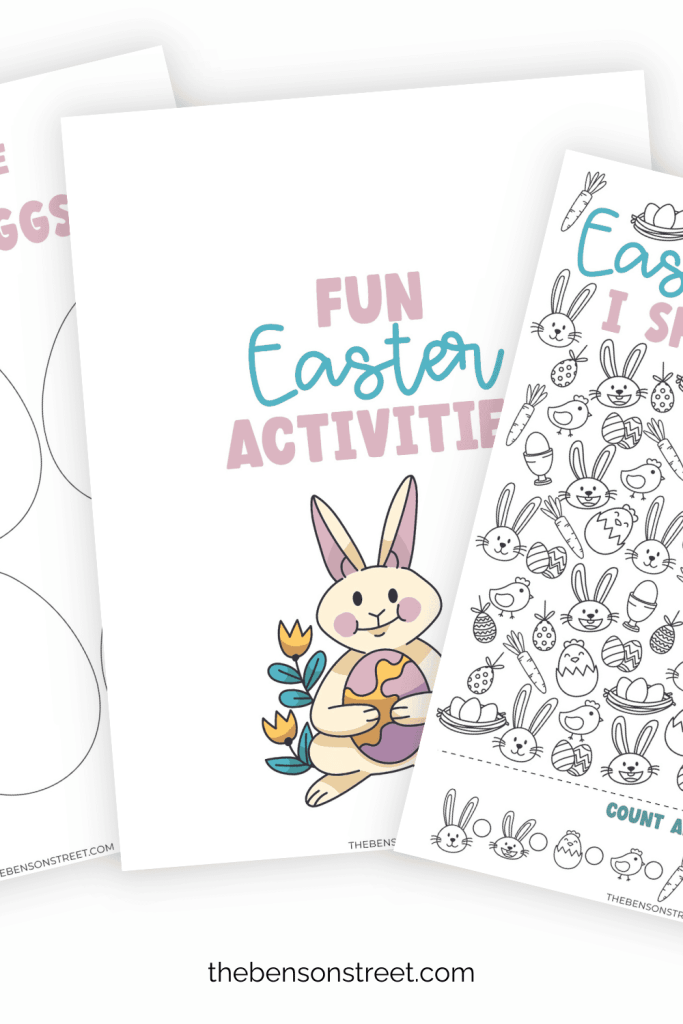 FREE Easter Activity Pages Printable for Kids Printable Pack