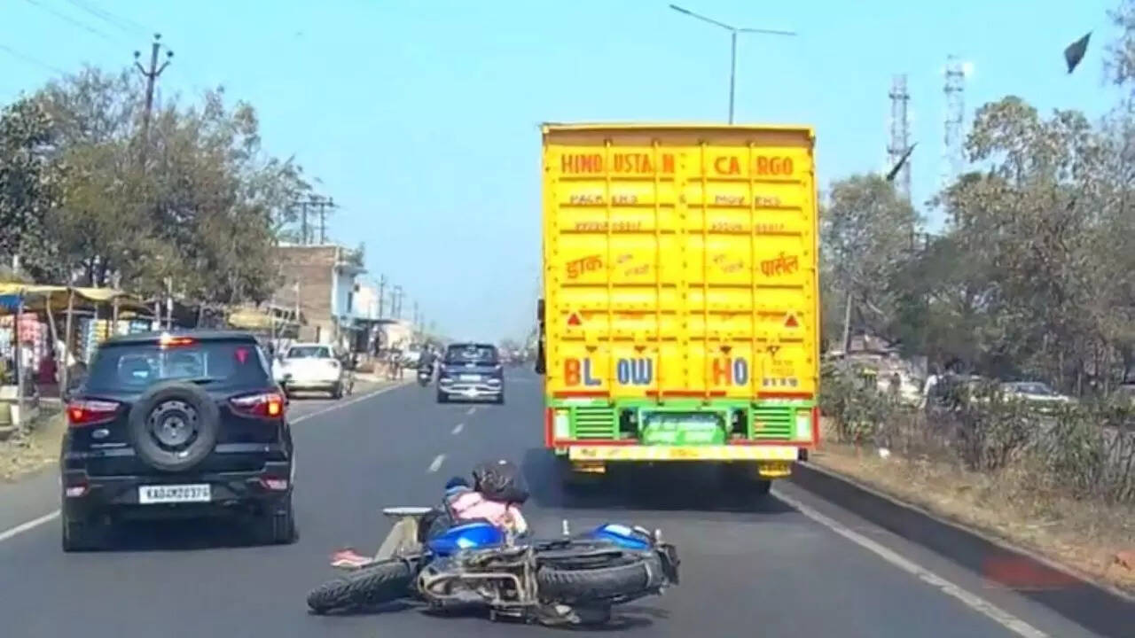 Triple-riding bikers smash into an SUV– here’s what happened next