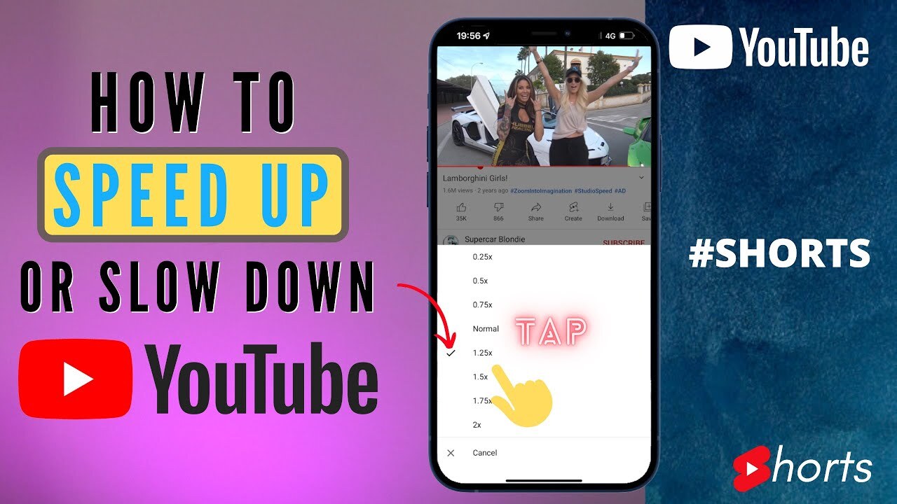 How to Speed Up YouTube Videos #Shorts