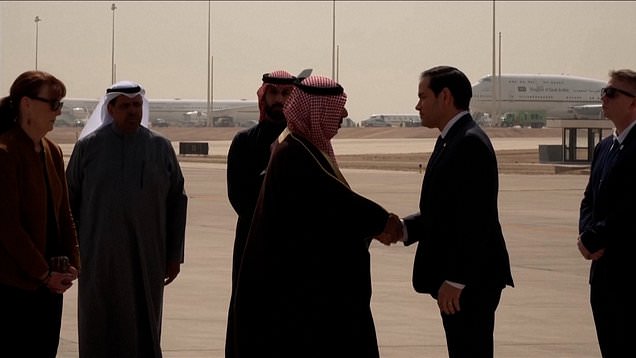 U.S. Secretary Marco Rubio reaches Saudi for talks with Russia