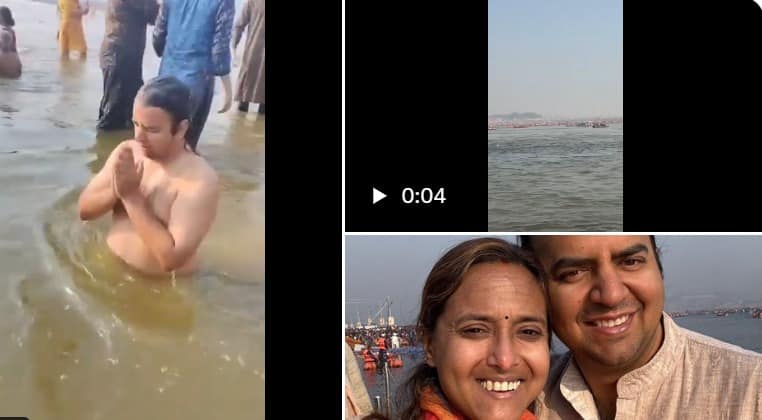 Ola CEO Bhavish Aggarwal's holy dip at Maha Kumbh sparks trolling. Here's why