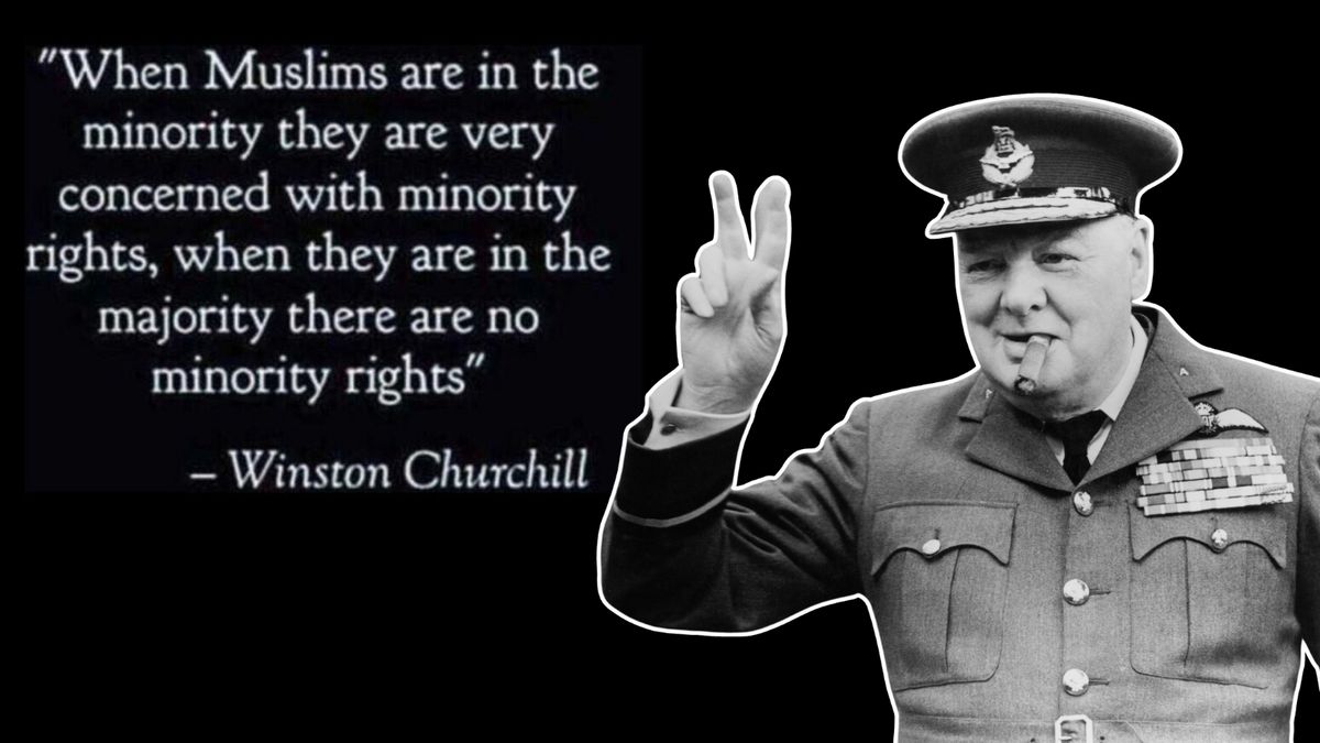 No, Winston Churchill didn't say this quote about Muslims and minority ...
