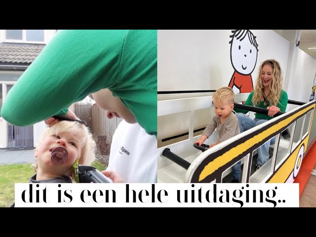Levv zijn haren zelf opscheren & een dagje naar het Nijntje Museum ...