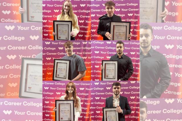 Winners revealed at Warrington college's apprenticeship awards