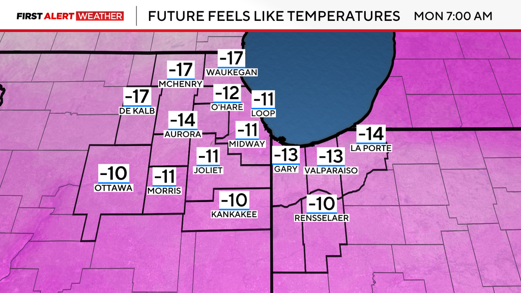 Below-zero Chicago wind chills expected to last for days