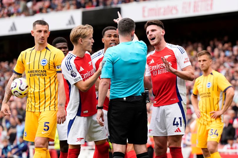 Why Liverpool escaped red card for incident that Arsenal star Declan ...