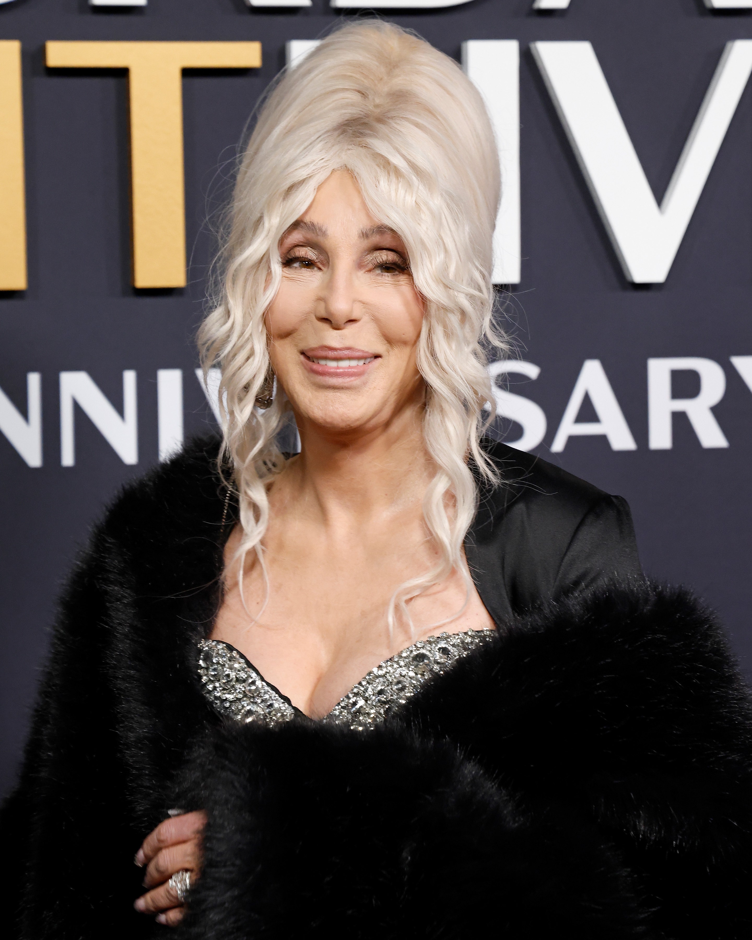 Cher's Blonde Beehive Could Probably Touch the Stars