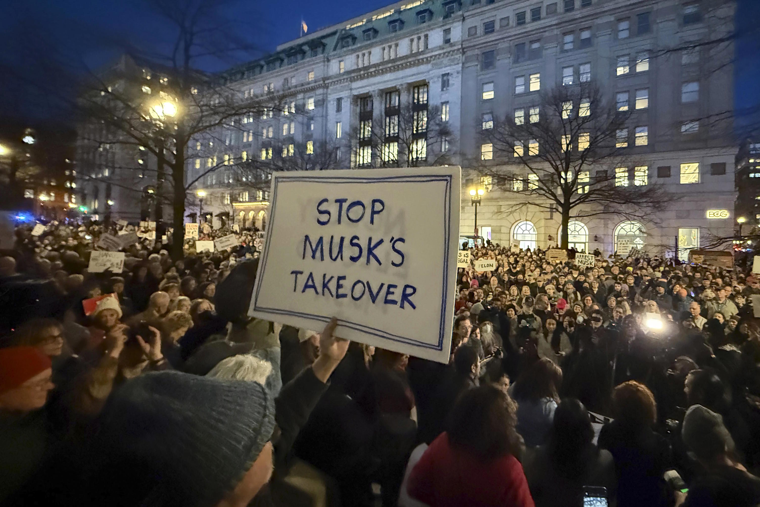 The anti-Musk protest movement is expected to ramp up with Congress on ...