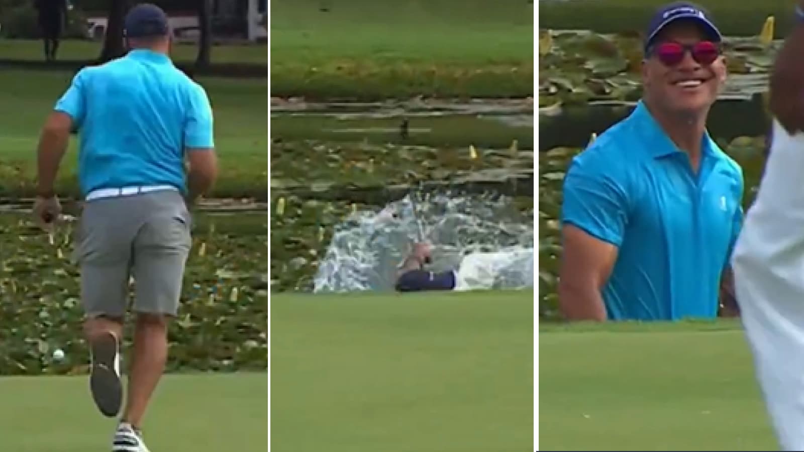 WATCH: Springboks Rugby World Cup winner goes for an accidental dip in HILARIOUS golfing mishap