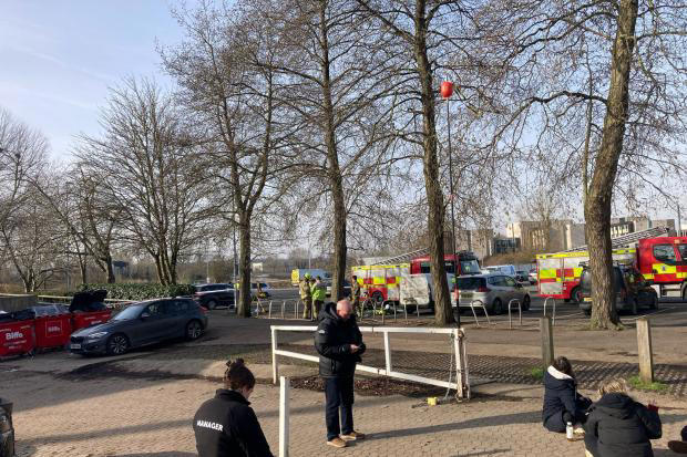 Ice rink reveals reason why fire crews attended today