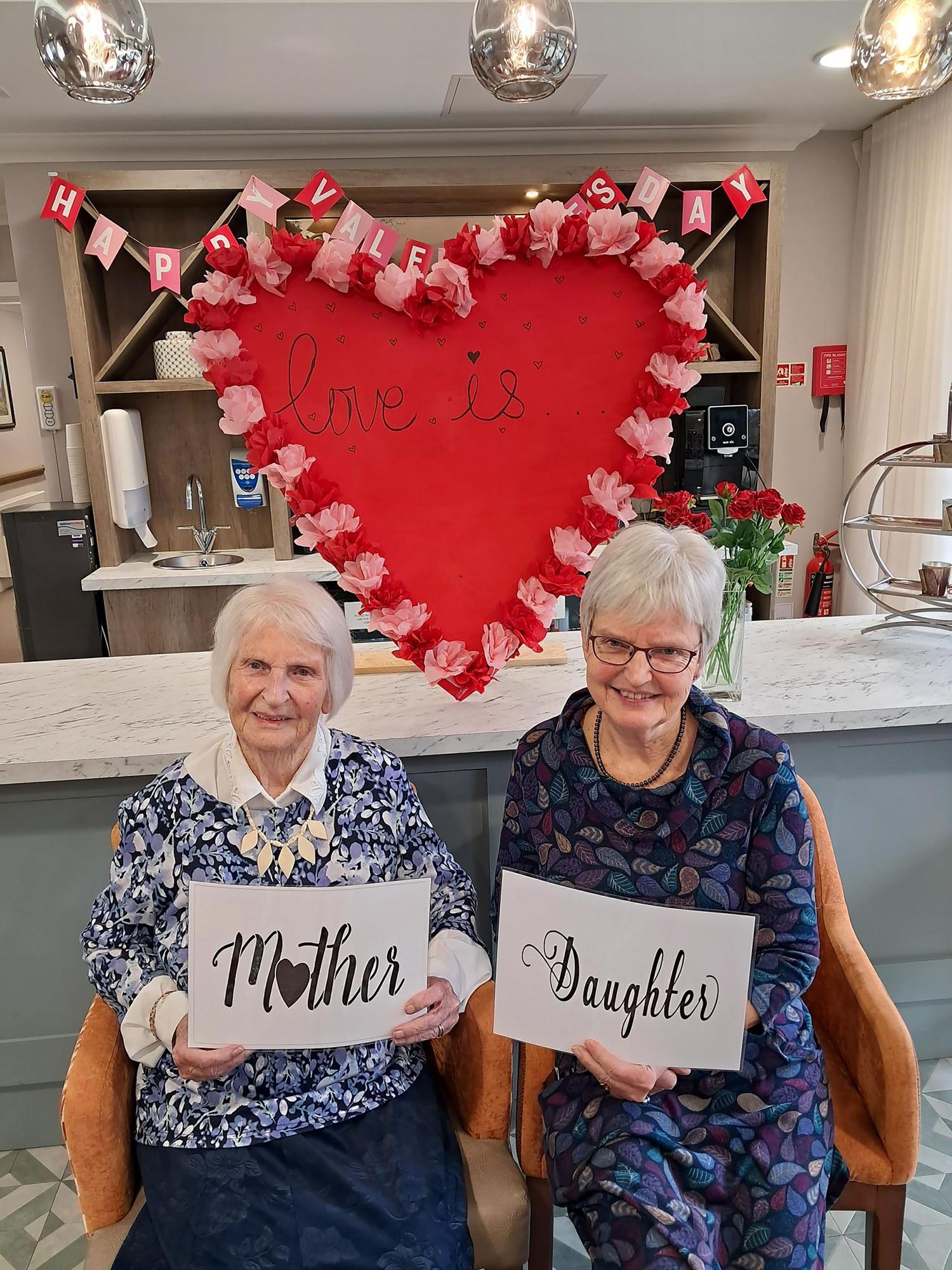 Nottingham care home celebrates “What Love Means to You” campaign