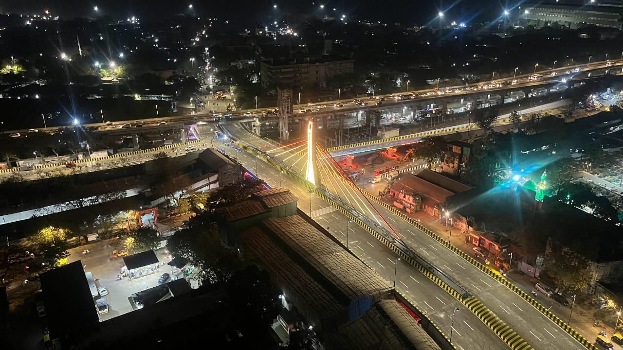 IN PHOTOS First evening look of Mumbais first cablestayed ROB at Reay ...