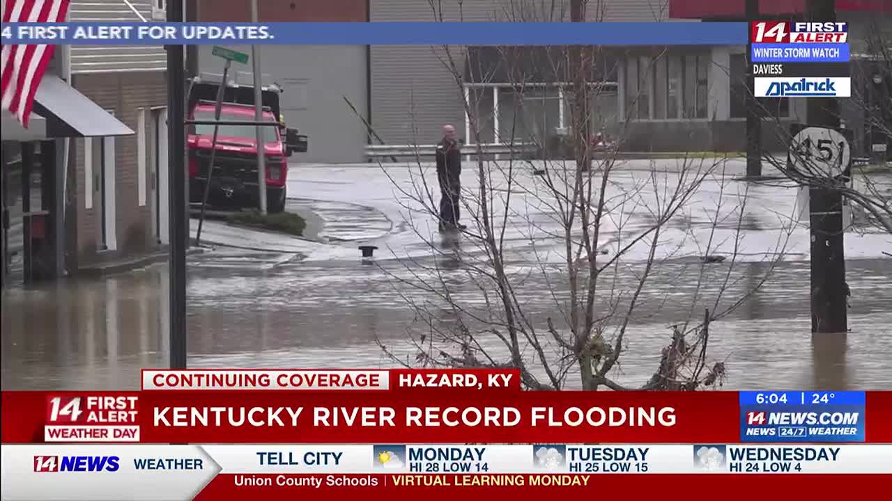Ky. River in Hazard hits highest flooding in decades
