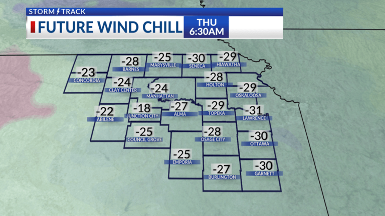 Winter storm warning issued in NE Kansas