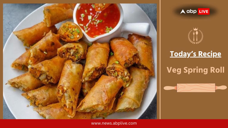 Crispy Veg Spring Roll Recipe