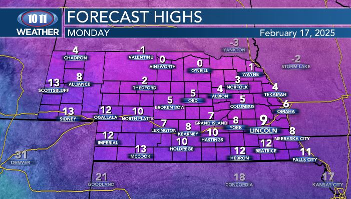 Weather Alert Day: Multiple rounds of snow possible Monday and very cold
