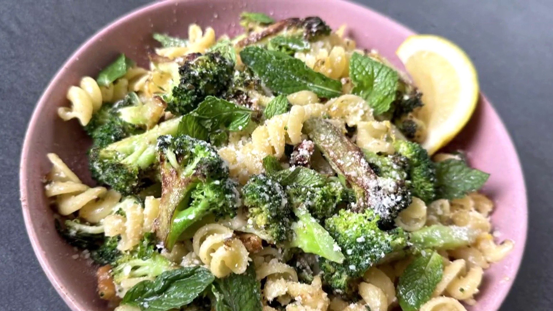Try this recipe for blistered broccoli pasta with toasted walnuts!