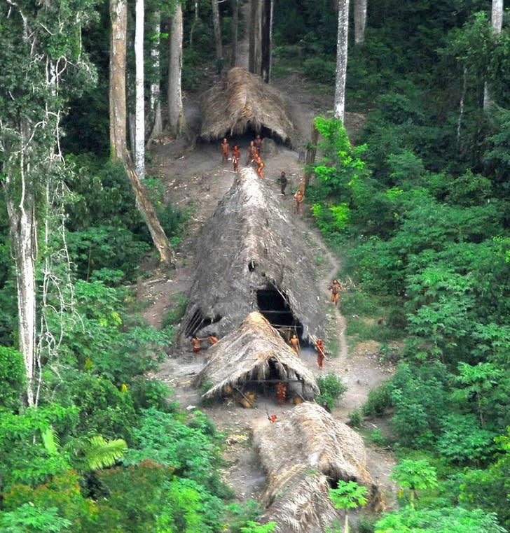 Drone Captures Rare Images of Isolated People Cut Off from the Rest of ...