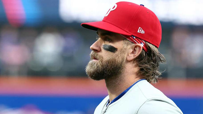 Bryce Harper Misses Phillies' 1st Full-Group Workout of Spring Training