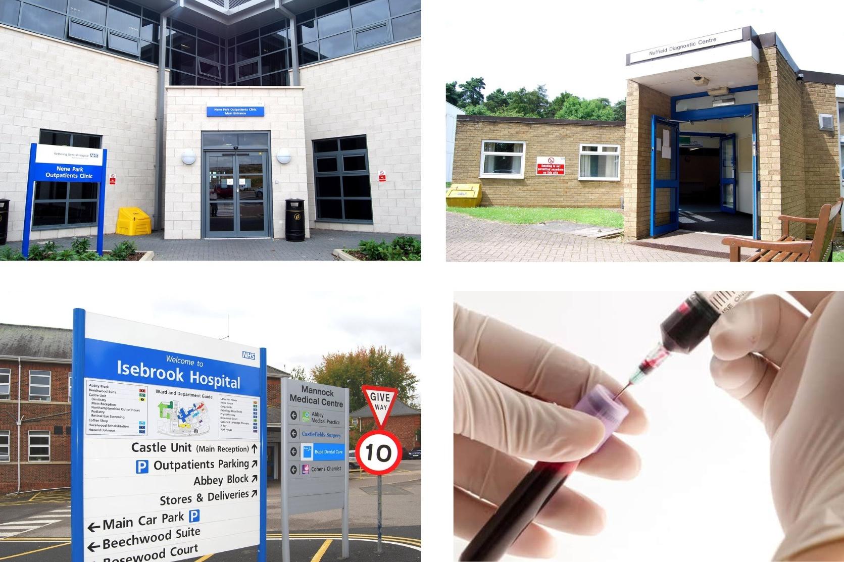 Corby, Kettering, Irthlingborough and Wellingborough blood test booking ...