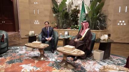 Rubio meets Saudi Crown Prince Mohammed bin Salman in Riyadh