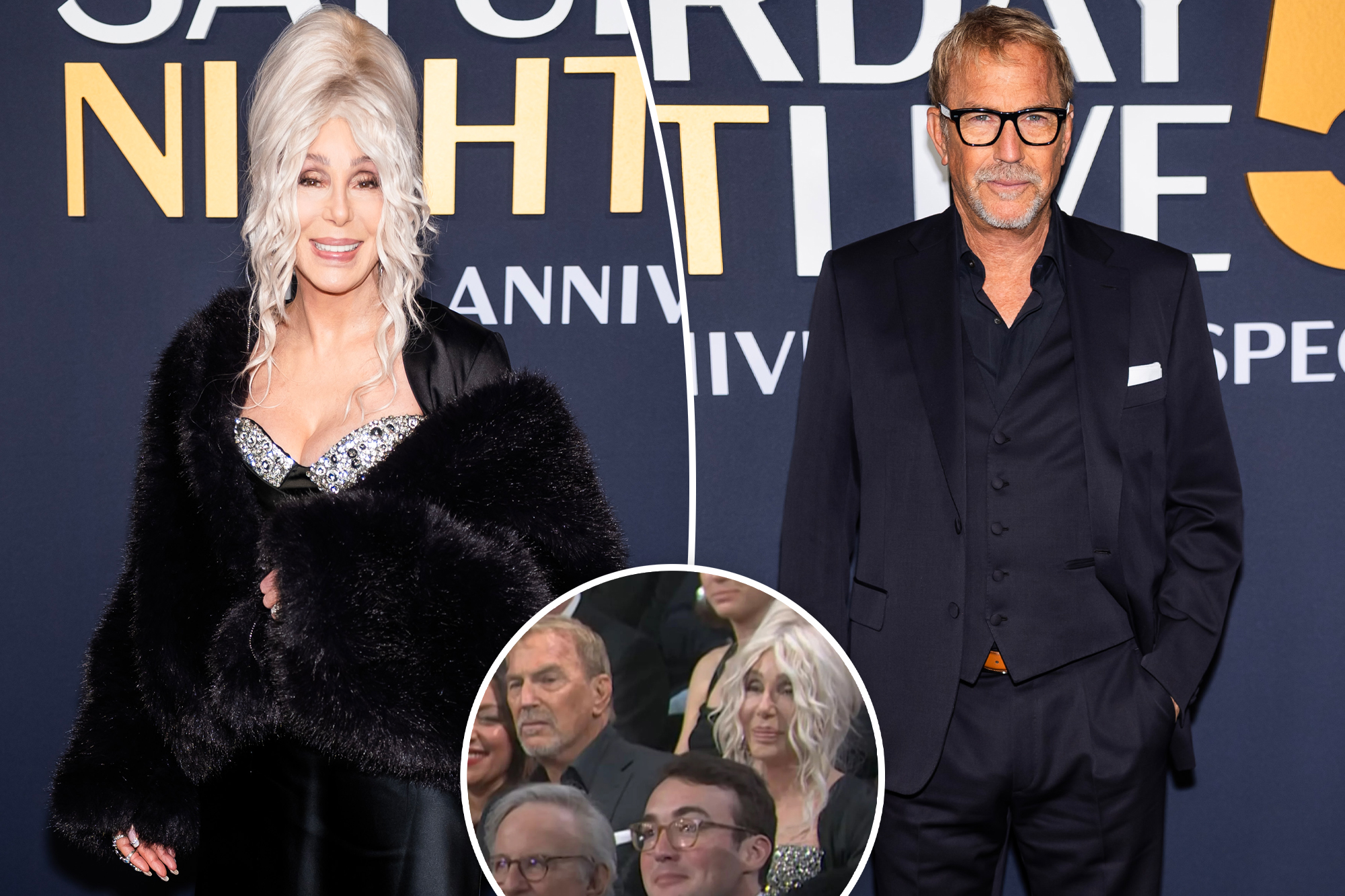 Cher and Kevin Costner sat together at ‘SNL 50’ special — after ...