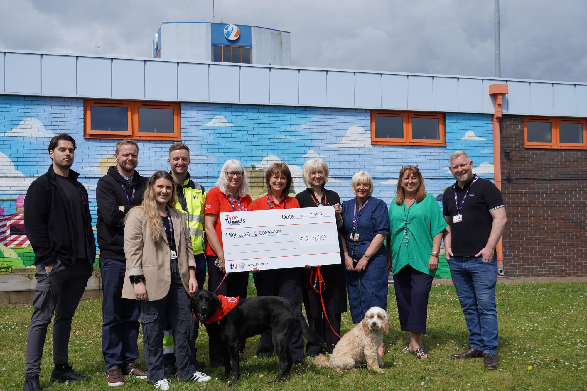 Charity donation funds dog visits to lonely elderly and vulnerable people