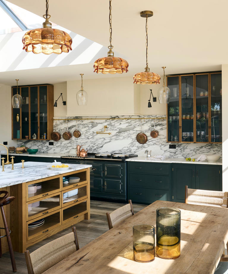 The family kitchen in this old home proves sometimes less is more – and ...