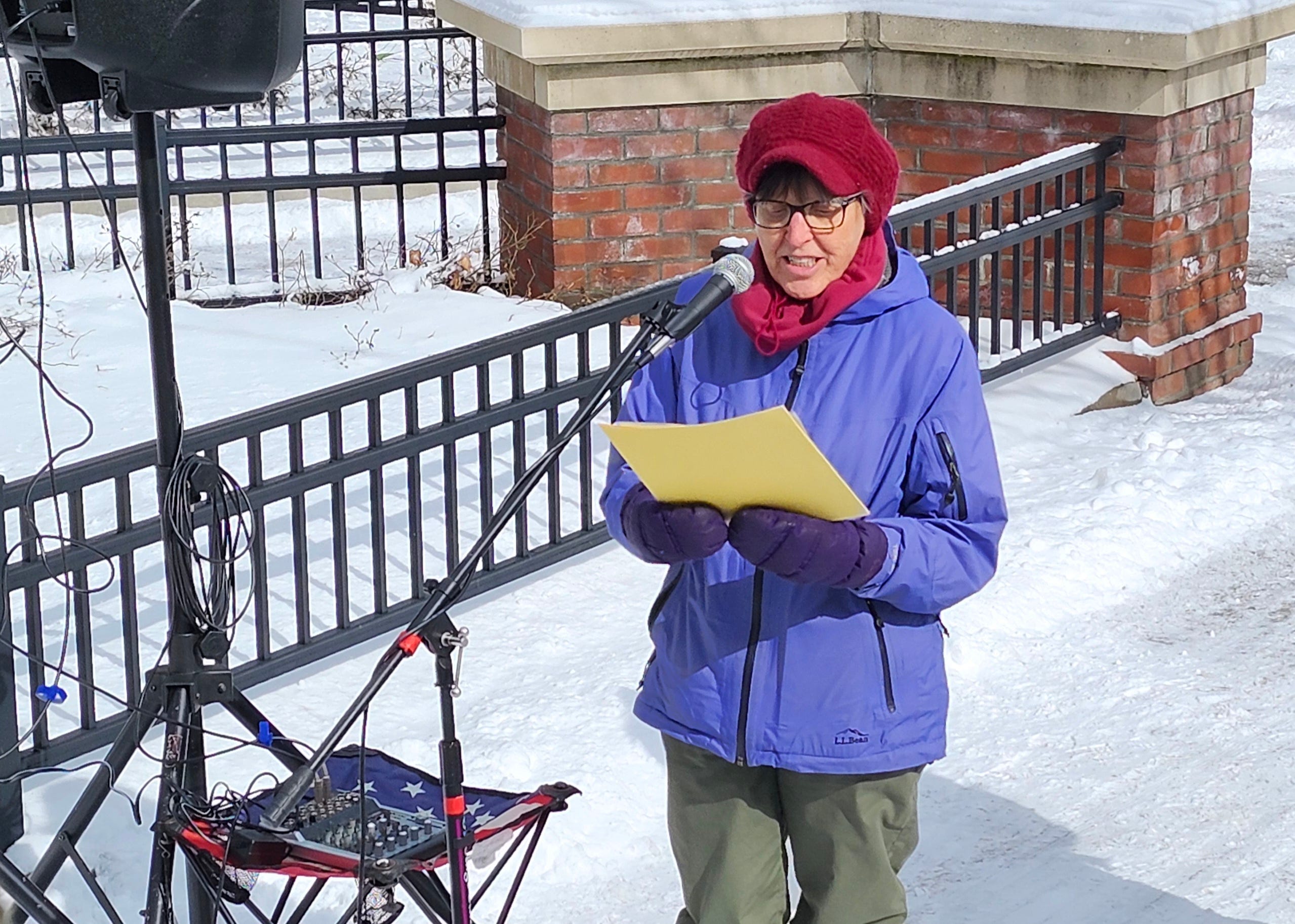 'In a dangerous situation in our country': Erie protest targets Trump ...