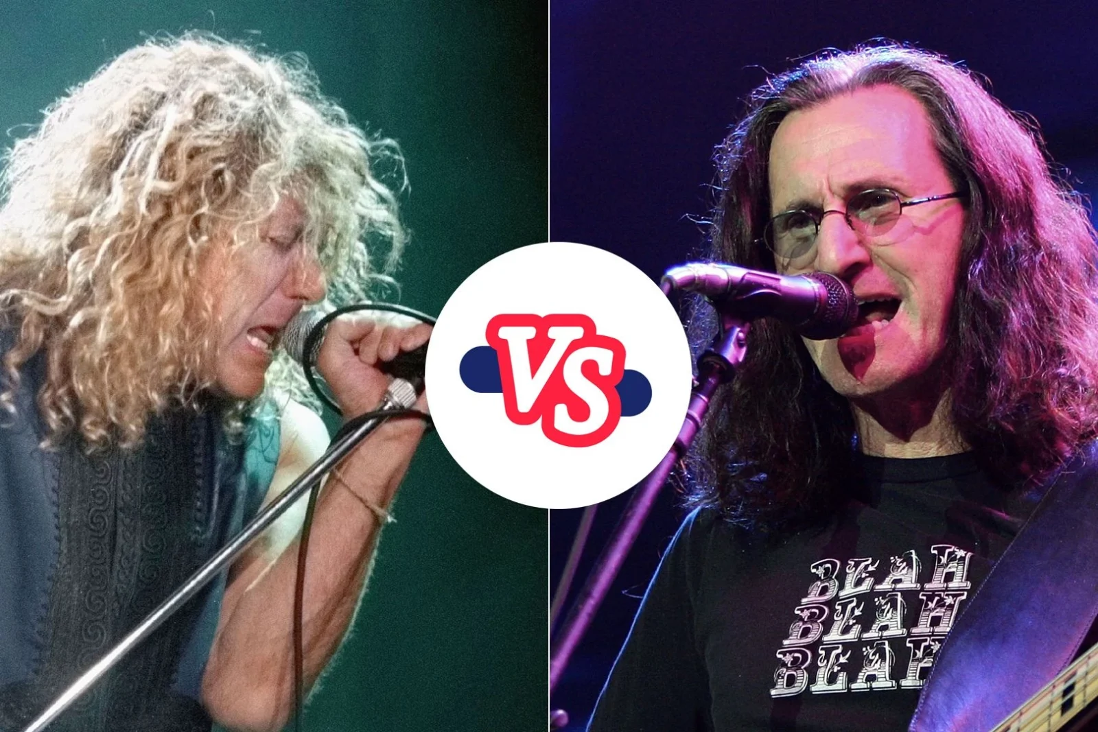 VOTE: Better Classic Rock Frontman – Robert Plant vs. Geddy Lee