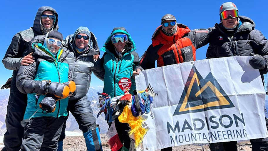 Madison Mountaineering and Climbing Royalty Succeed on Aconcagua