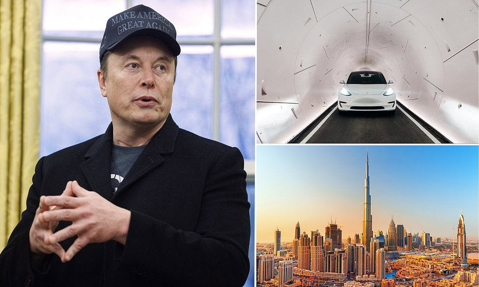 Elon Musk planning to build a 10-mile tunnel in Dubai Elon Musk planning to build a 10-mile tunnel in Dubai