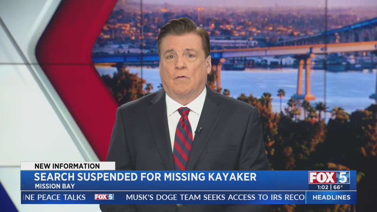 Search suspended for missing kayaker