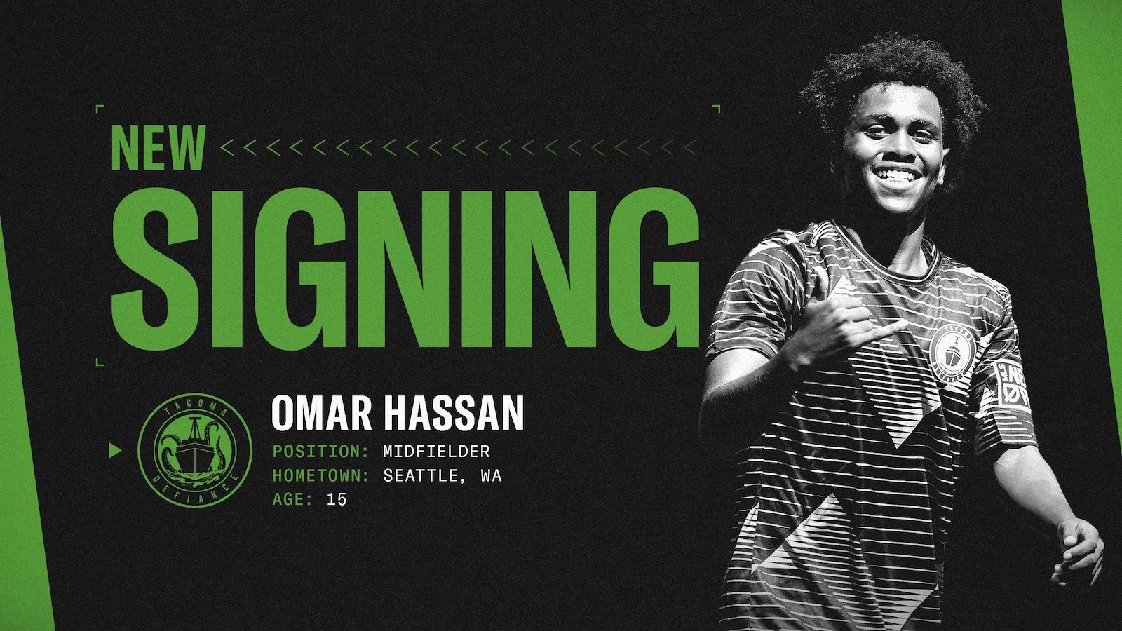 'Omar Hassan showing off in Doha' - Tacoma Defiance rising star Omar Hassan pulls off an ...