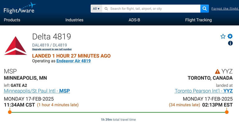 Breaking: Delta Air Lines plane crash lands in Toronto while arriving ...