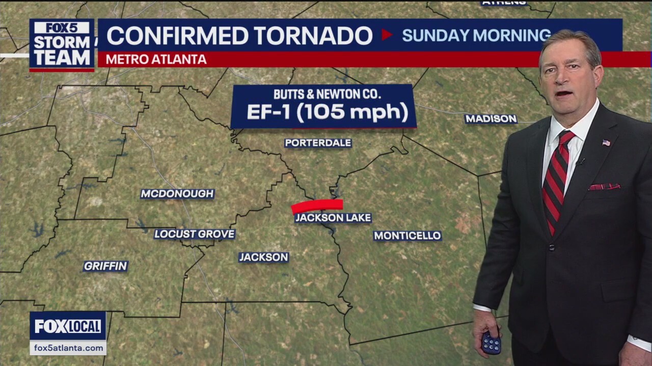 Tornado touchdown confirmed in metro Atlanta