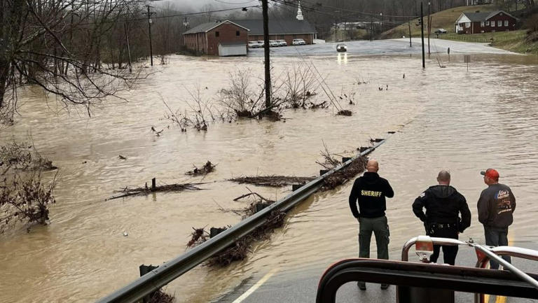 Kentucky flood map shows where water is rising to dangerous levels